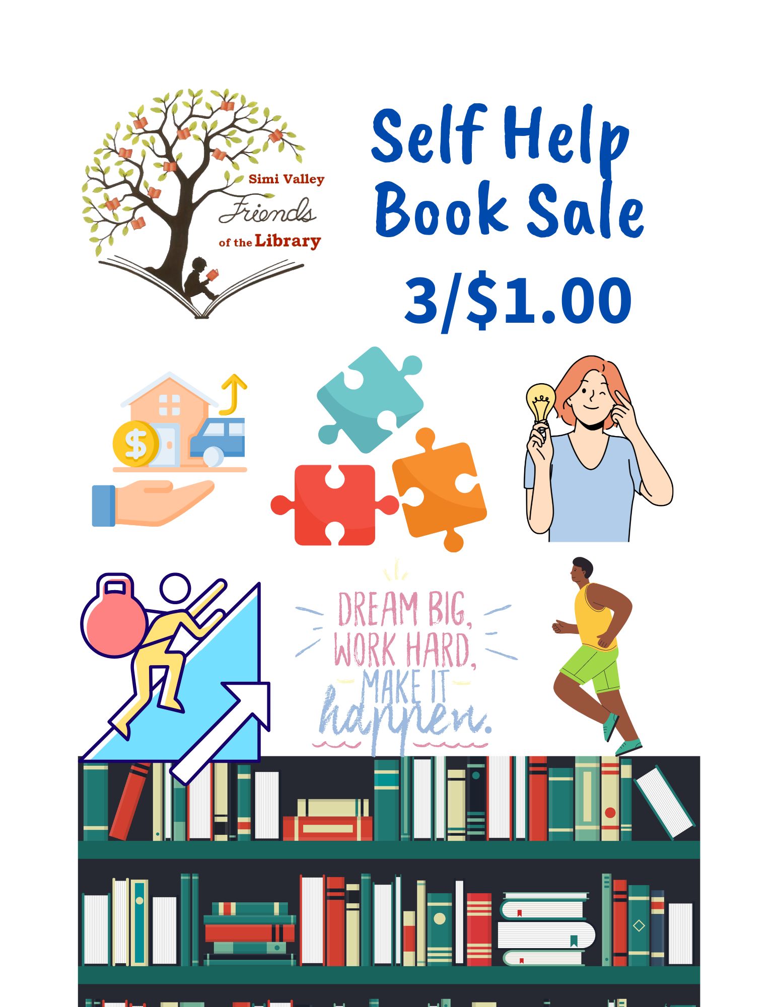 Self Help Sale Flyer – Simi Valley Friends of The Library